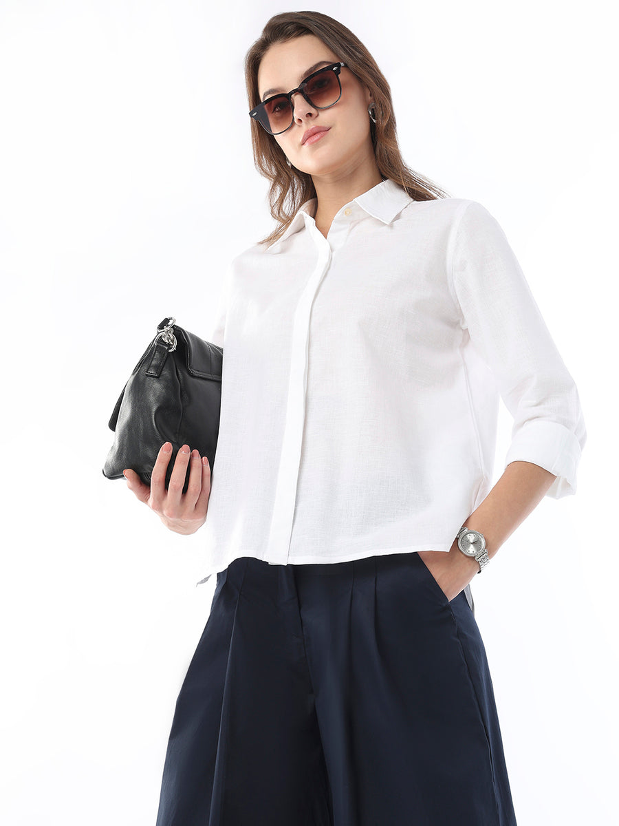 Falcon Linen Formal Shirt for Women - from GAZILLION – Gazillion